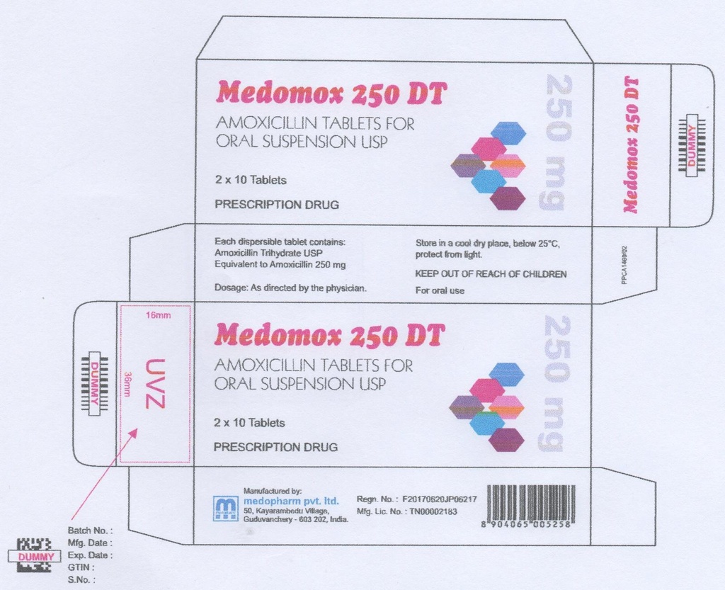 Медомокс 250мг №20 1ширхэг | Gashuun Bulag LLC